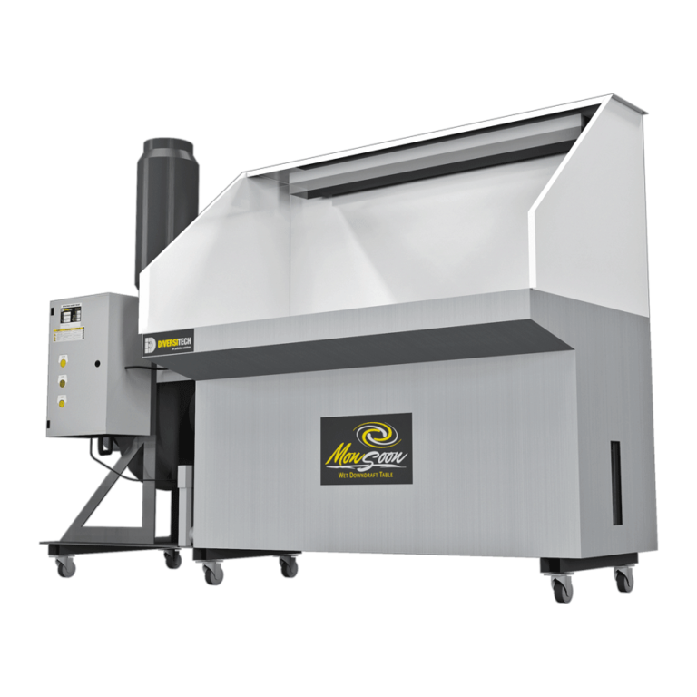 3X6 Wet Downdraft Table for Grinding, Deburring & Sanding | Diversitech