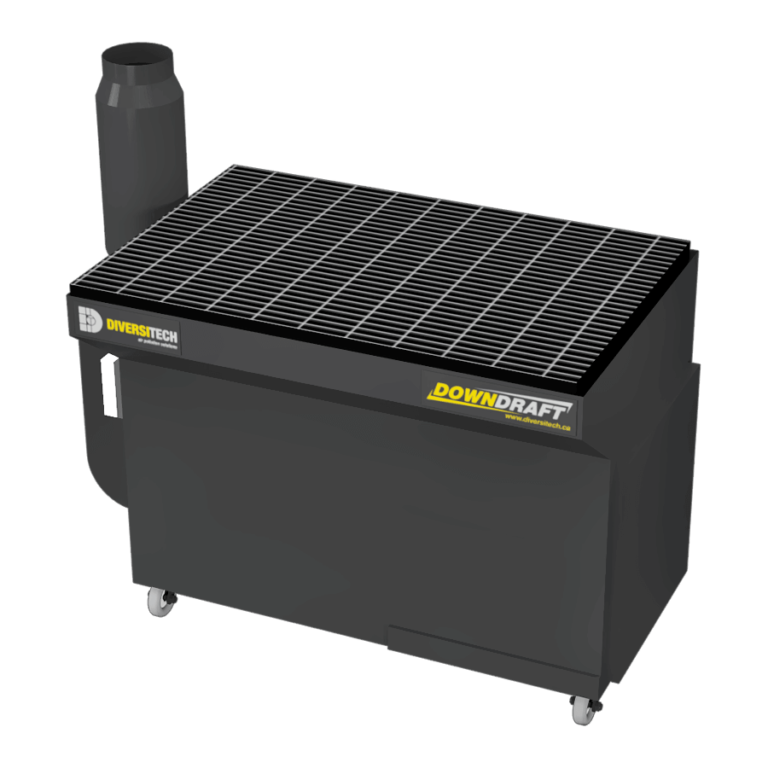 Portable 2X4 Downdraft Table 2600 CFM | Diversitech