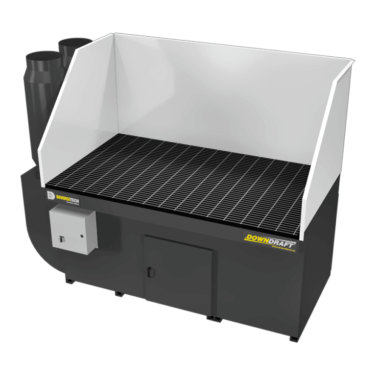 3X6 Downdraft Table for Welding, Grinding and Deburring 4300 CFM