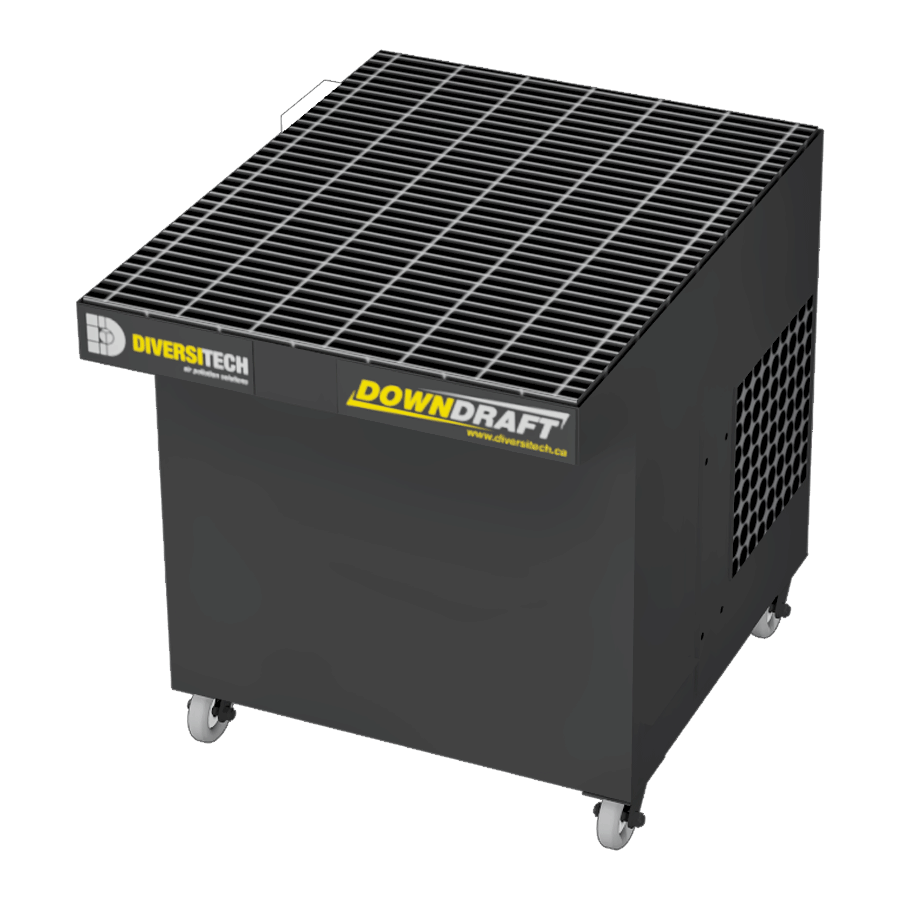 Portable Mini Downdraft Table 1200 CFM | Diversitech